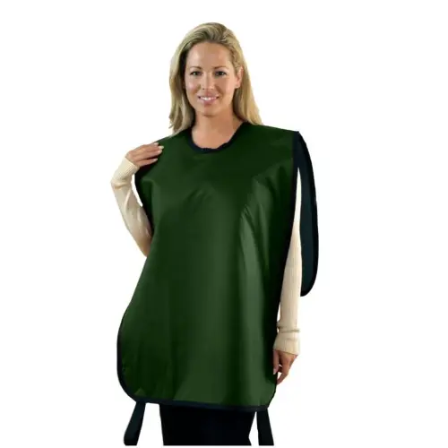 Flow Adult Panoramic Apron, Lead, Hunter Green | DuraPro Health